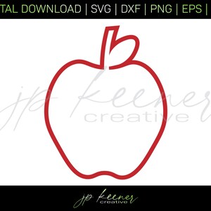 Apple SVG Set Apple Cut Files Apple DXF Set Apple PNG - Etsy