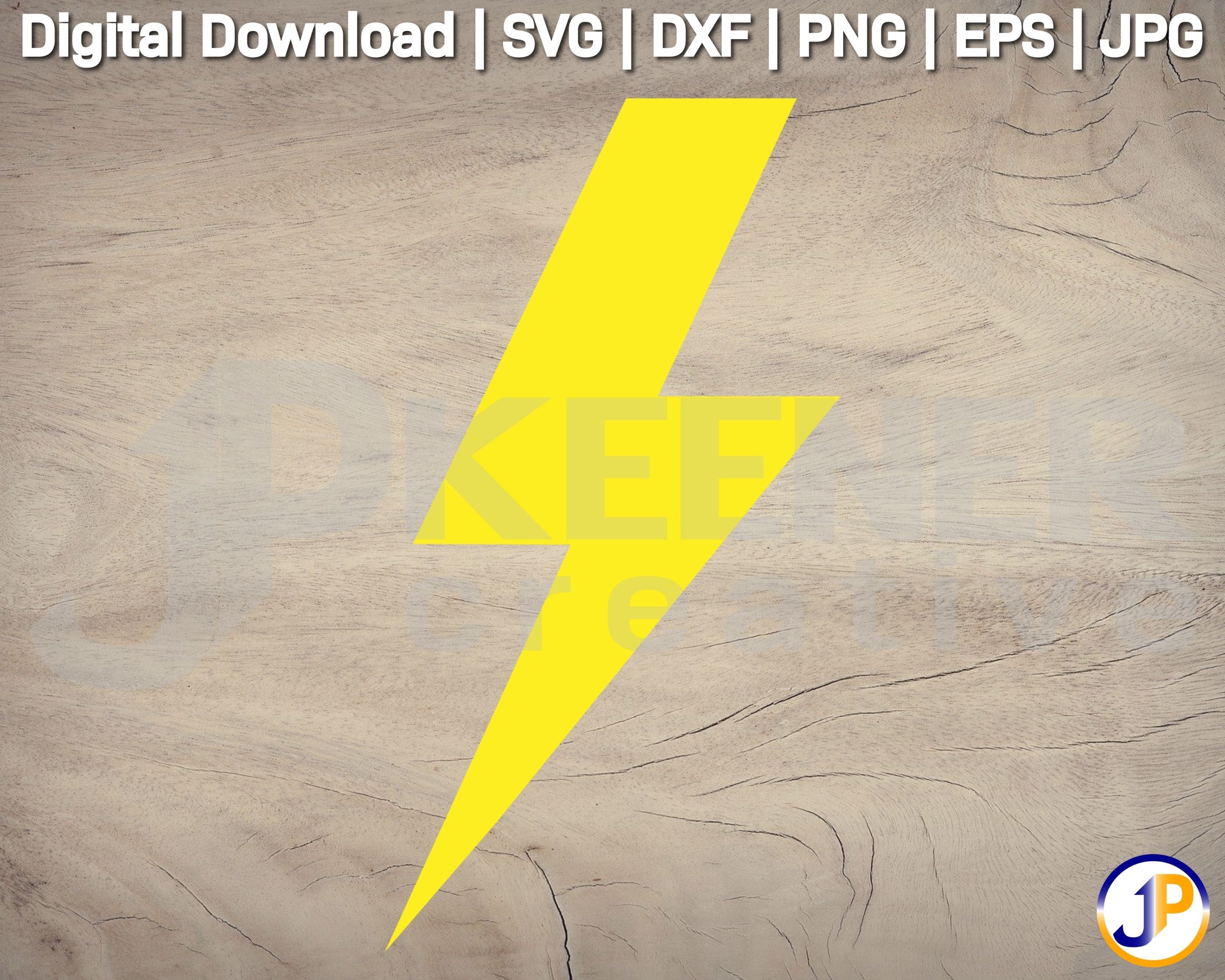 Lightning Bolt SVG Lightning Bolt Cut File Cricut Design | Etsy