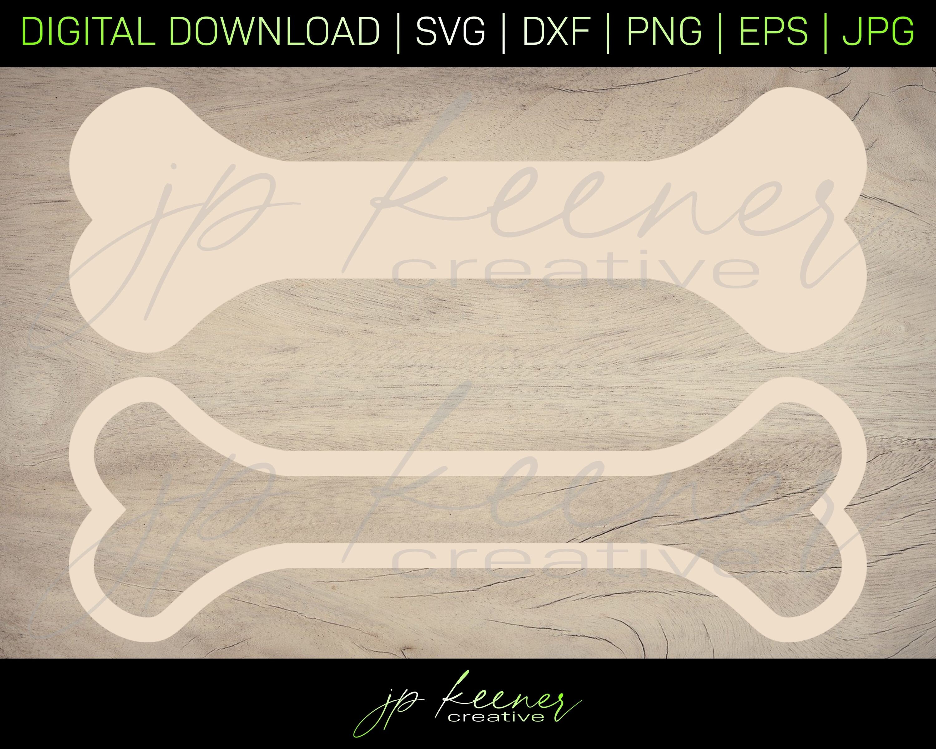 Bone SVG Set Bone Cut Files Bone DXF Set Dog Bone SVG - Etsy UK