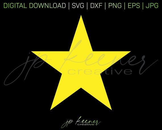 Star SVG Star Cut File Cricut Design Silhouette Design - Etsy