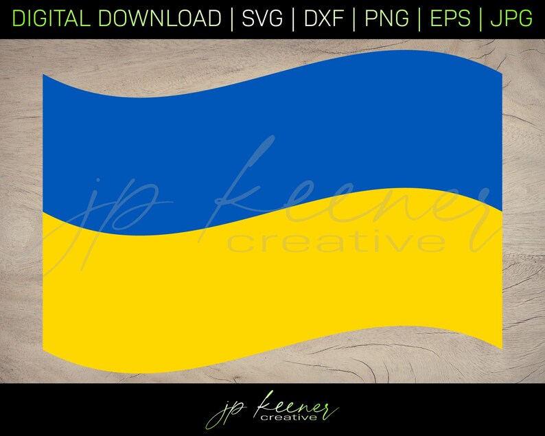 Ukraine Flag SVG Ukraine Flag Cut Files Ukraine Flag DXF - Etsy