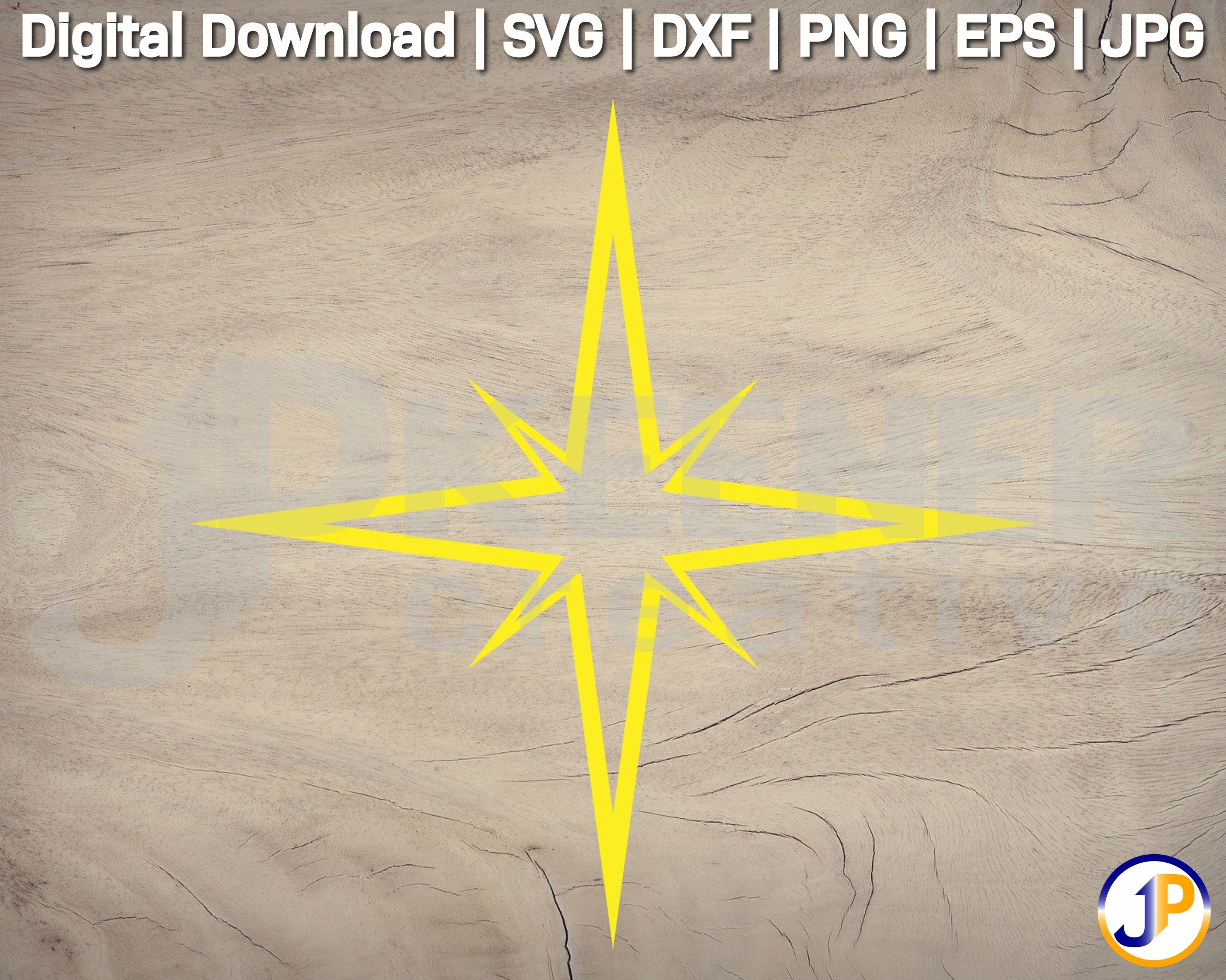 Star SVG Star Cut File Cricut Design Silhouette Design | Etsy