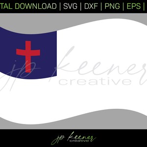 Christian Flag SVG Bundle Christian Flag Cut Files Christian Flag DXF ...