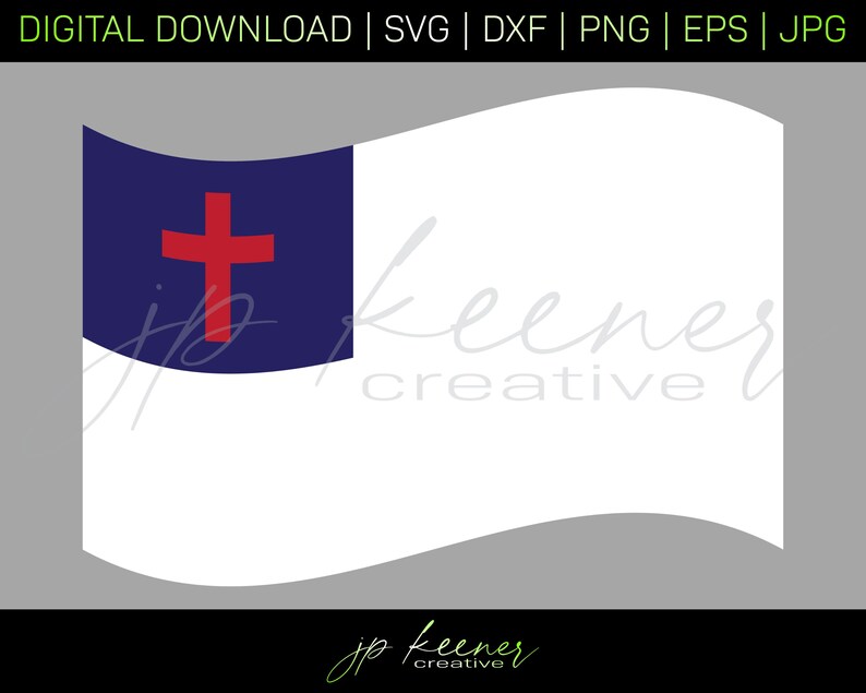 Christian Flag SVG Bundle Christian Flag Cut Files - Etsy
