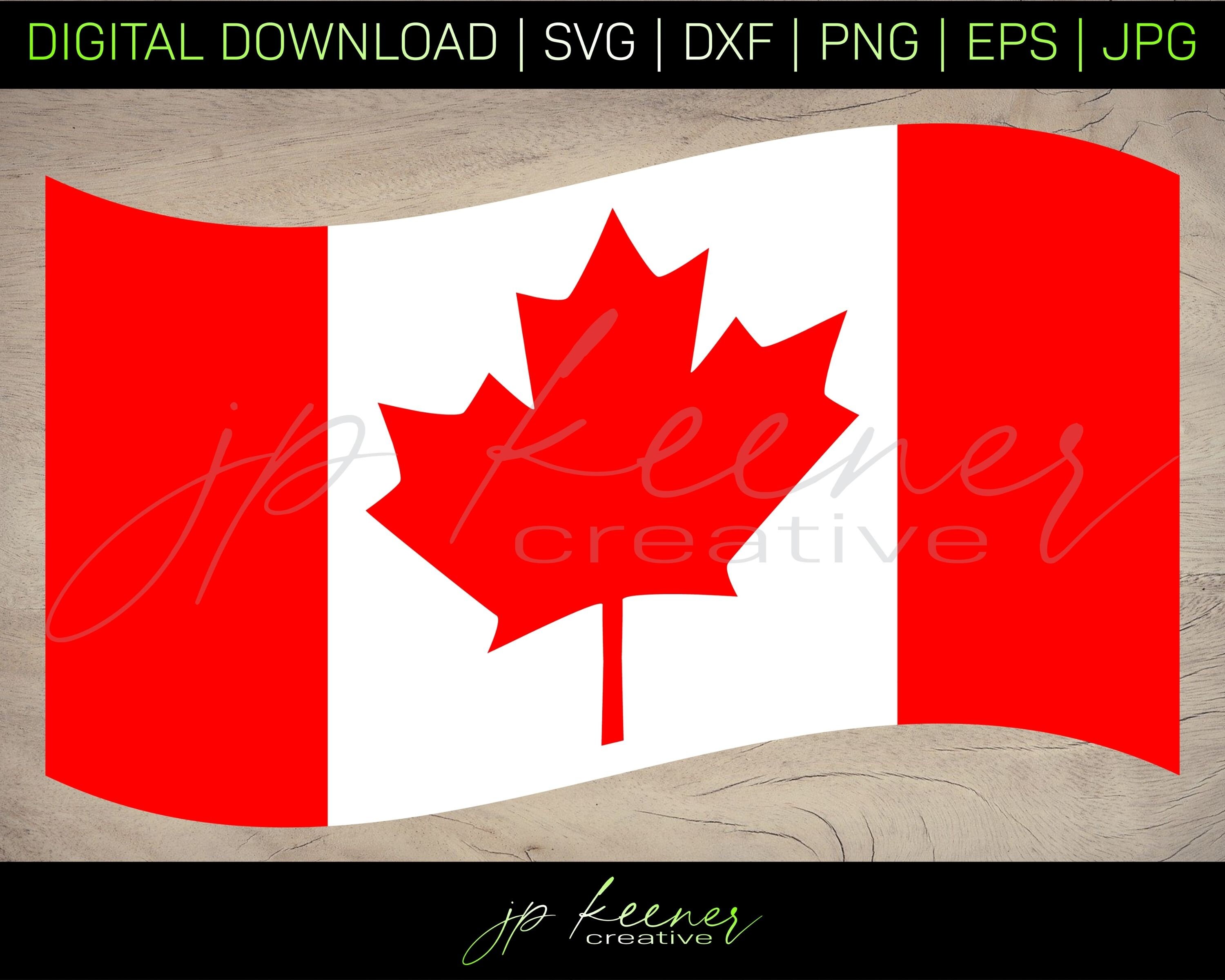 Canada Flag SVG Canada Flag Cut File Cricut Design - Etsy Hong Kong