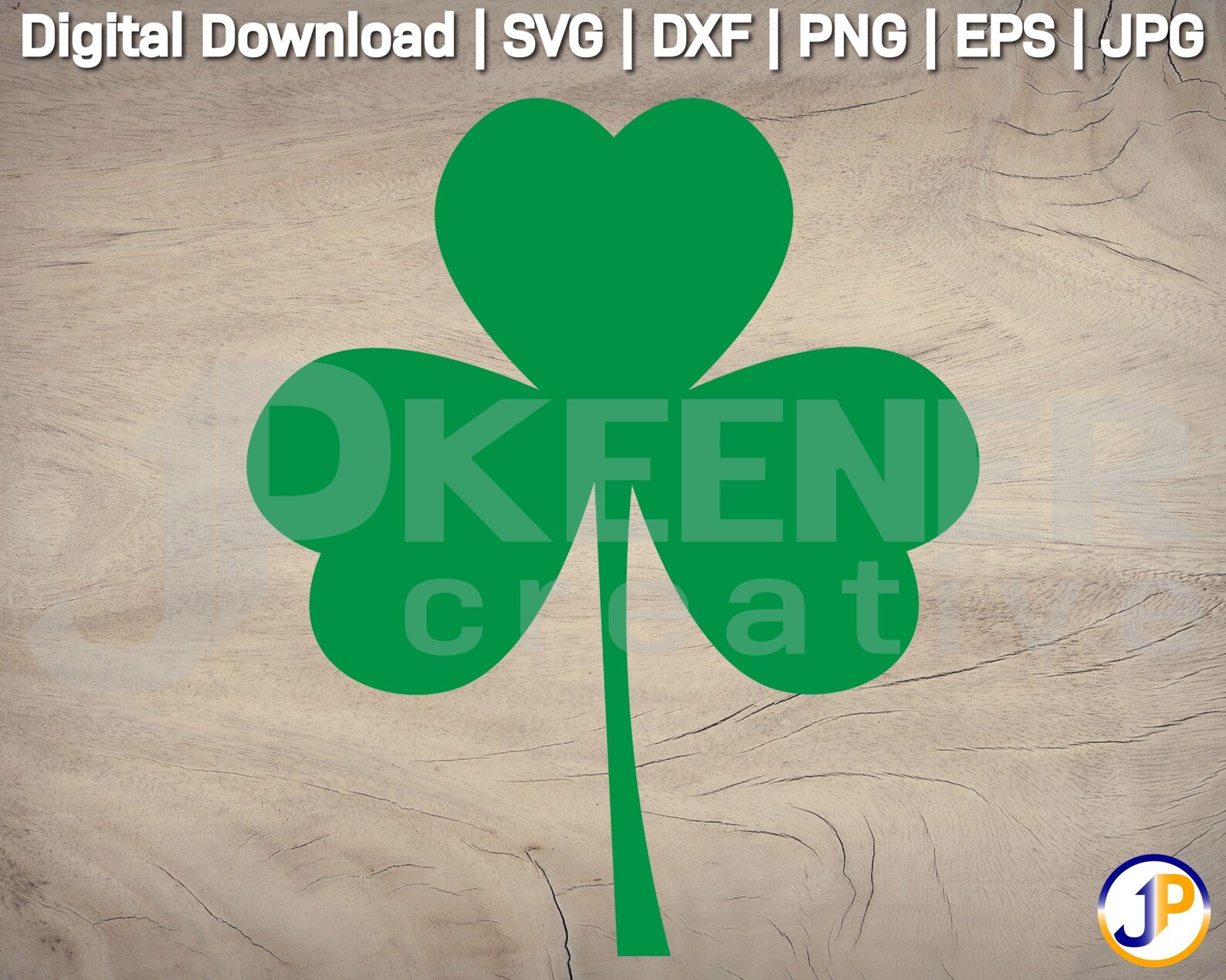 Shamrock SVG Shamrock Cut File Shamrock DXF St. | Etsy