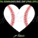 Split Softball SVG Split Softball Cut Files Split Softball DXF Softball ...