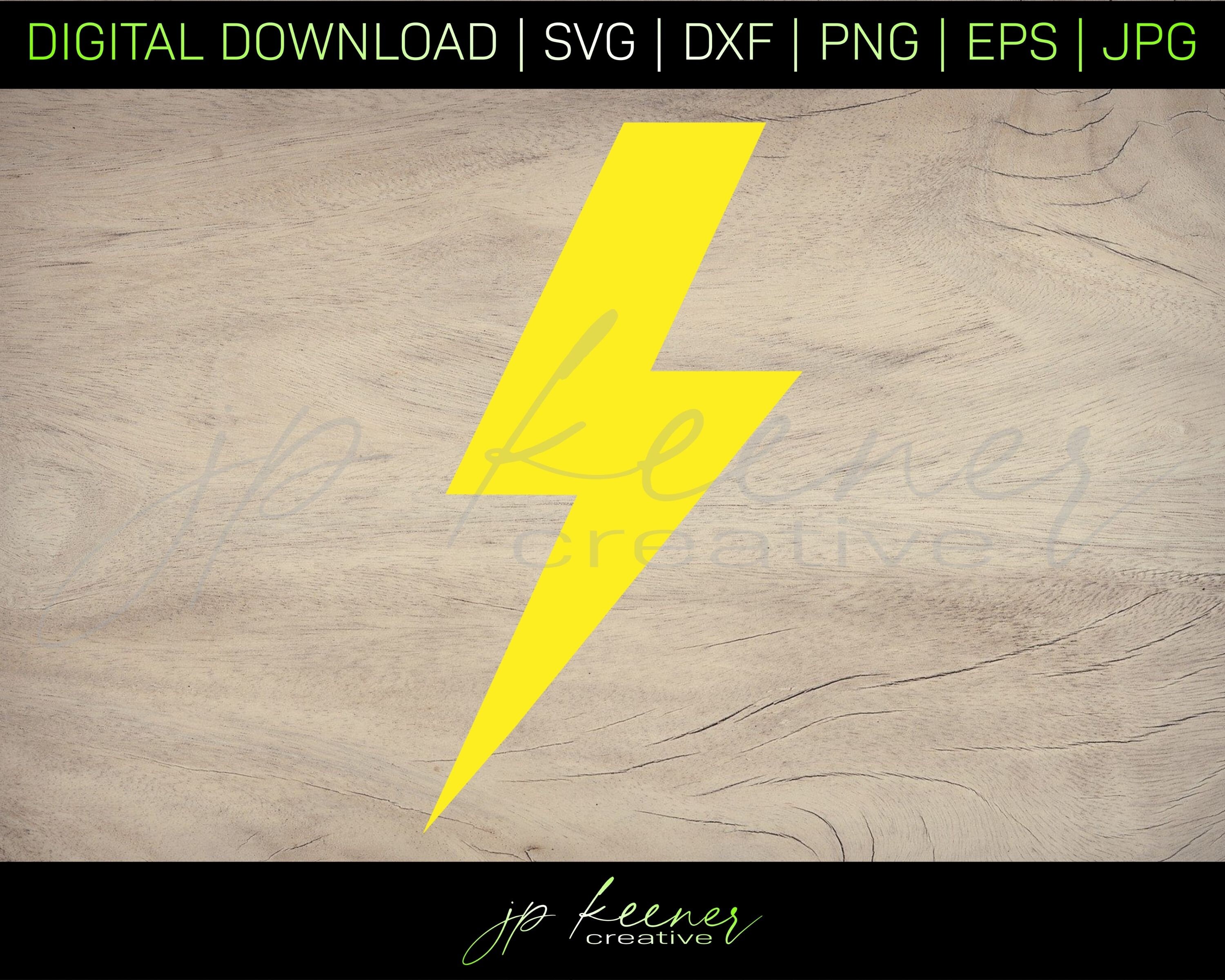 Lightning Bolt SVG Lightning Bolt Cut File Cricut Design - Etsy UK
