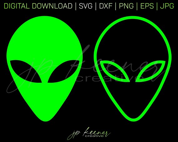 Alien SVG Set Alien Cut Files Alien DXF Set - Etsy UK