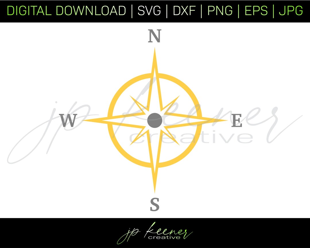 Compass SVG Compass Cut Files Compass DXF Navigation SVG Navigation Cut ...