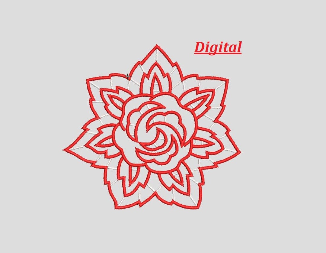Cutwork Richelieu Machine Embroidery Design Instant Download - Etsy