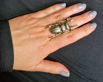Scarab Beetle Ring | Etsy