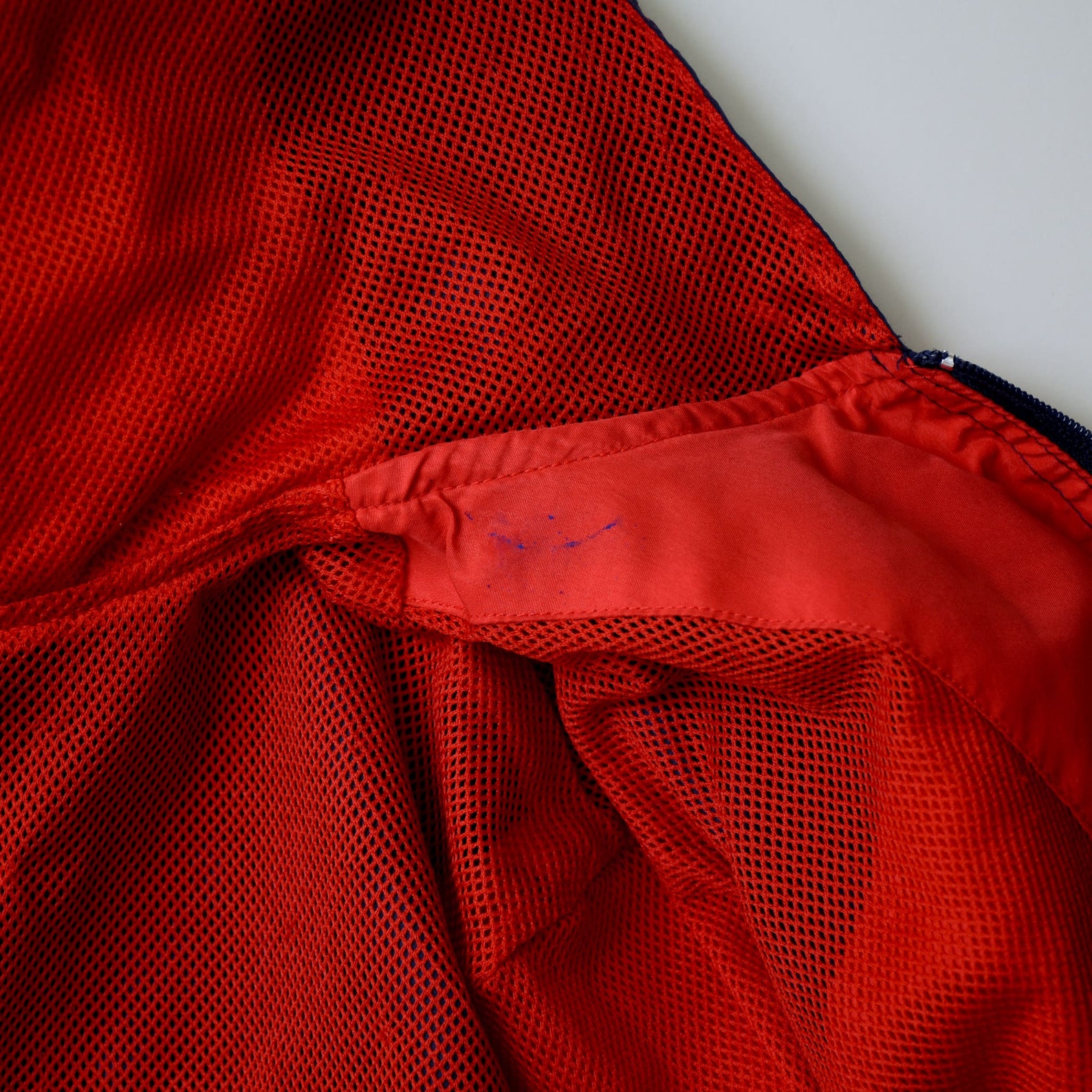 Bold Red 90s Windbreaker With Hood - Etsy