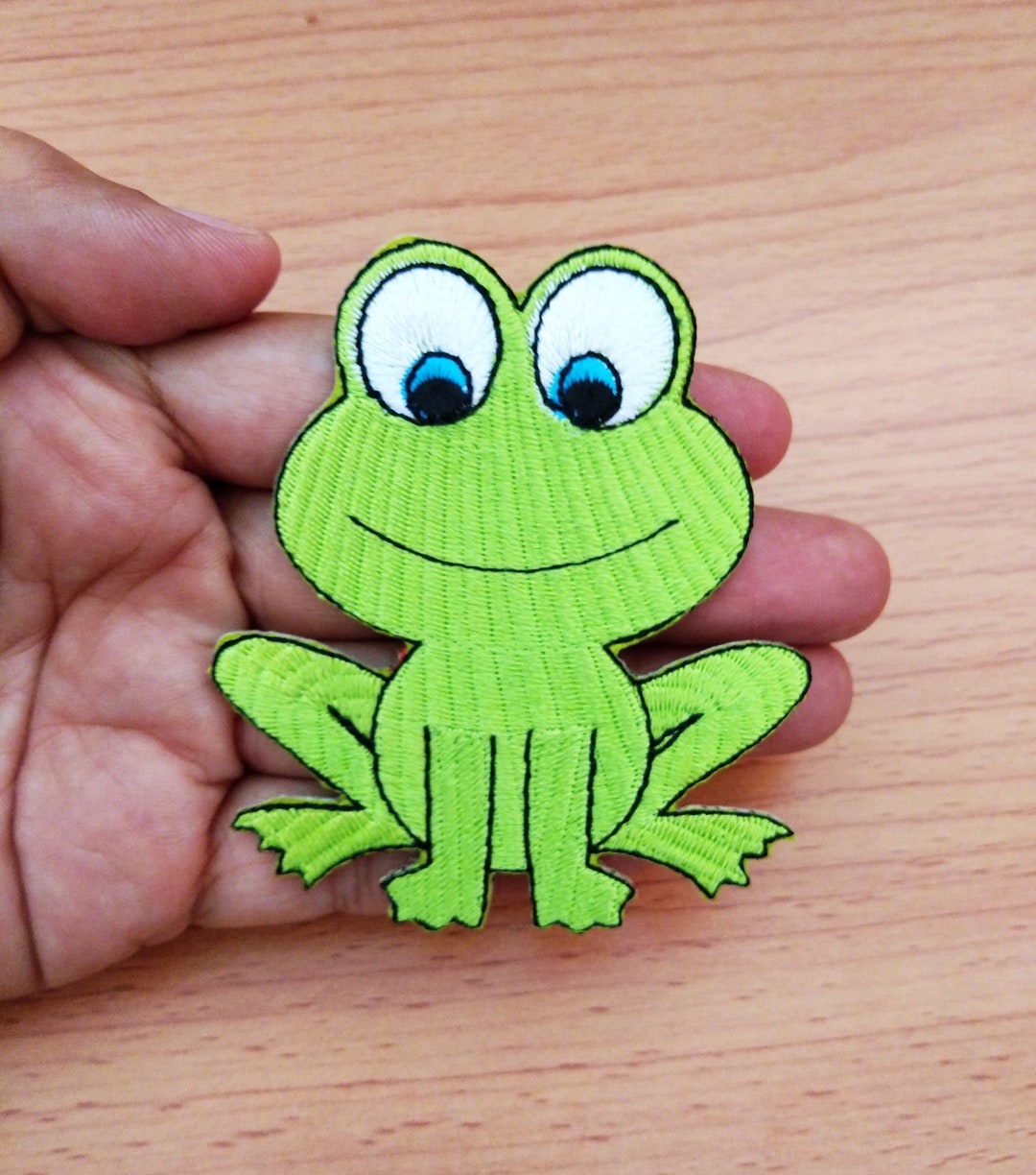 Frog Patch Embroidered Applique Iron on Patch on Clothes Bag - Etsy