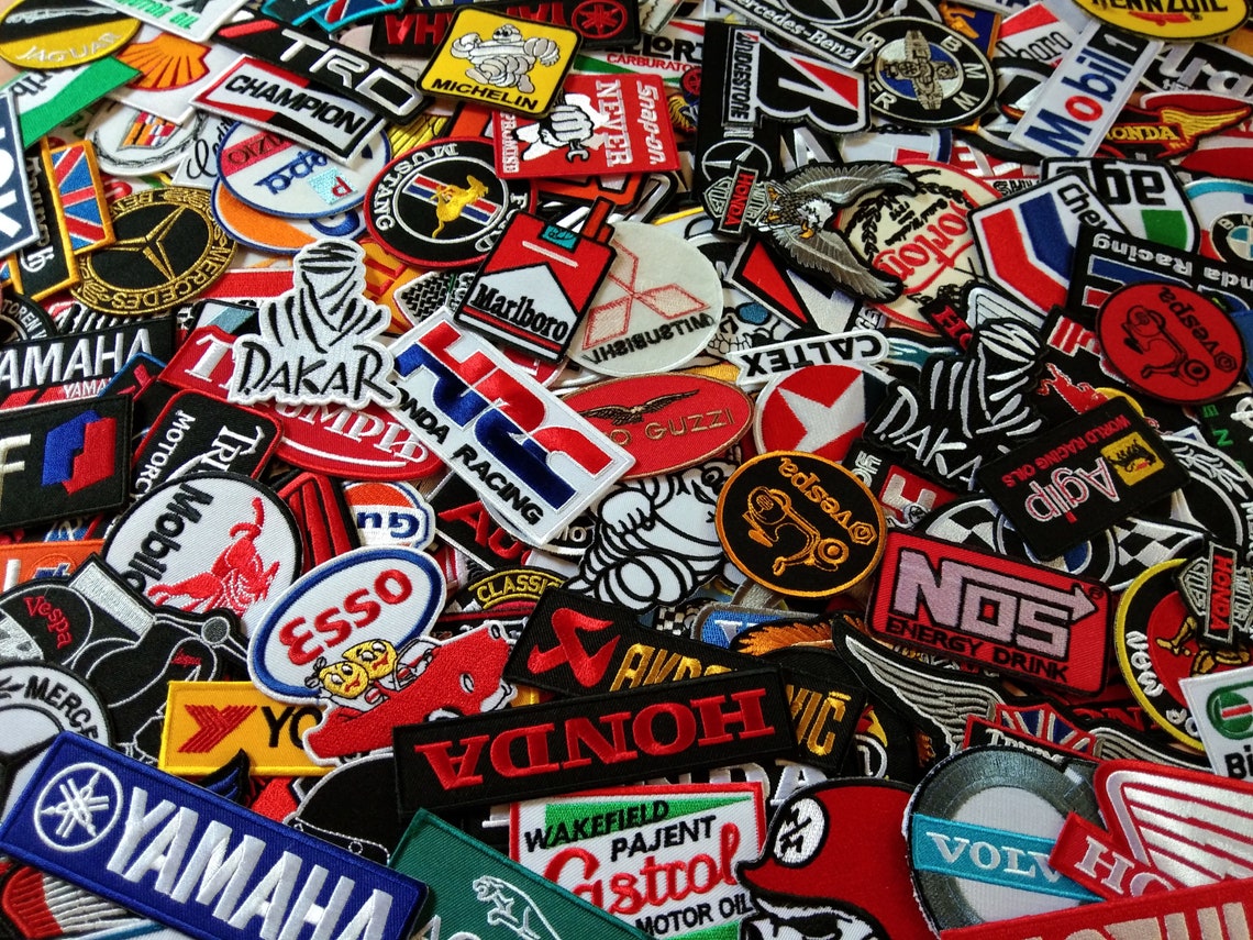 Iron on Patch Wholesale Random Lot of 20 Racing Sport Motogp Motorcycle ...