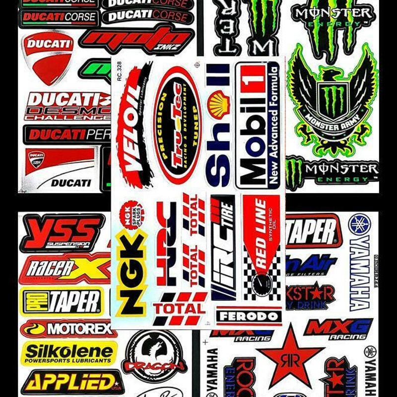 Motorcycle Helmet Stickers - Etsy