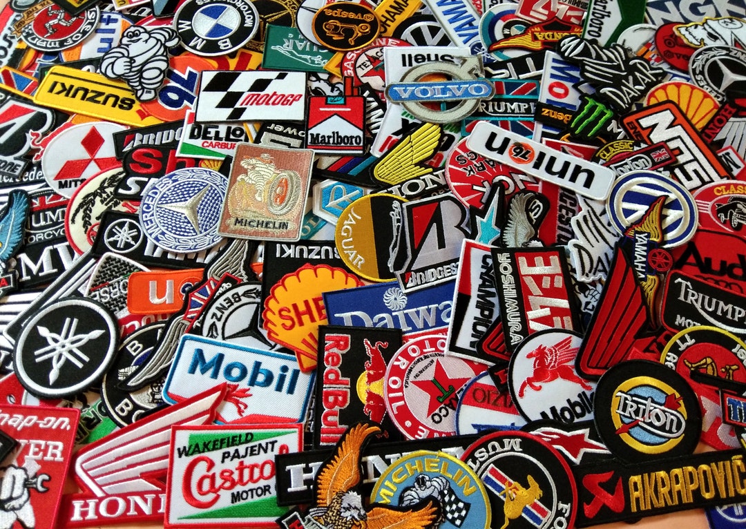 Iron on Patch Wholesale Random Racing Sport Motogp Motorcycle Biker ...