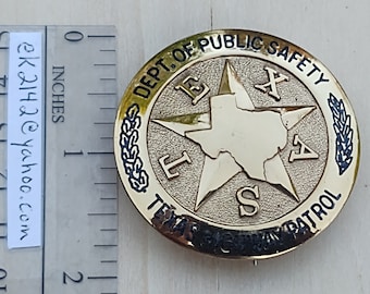 Texas Highway Patrol Badge - Etsy