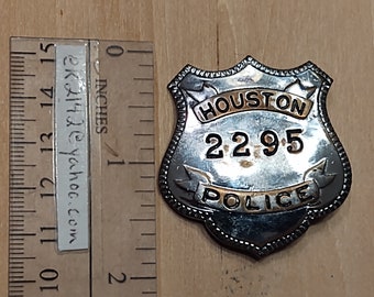Houston Police Badge - Etsy