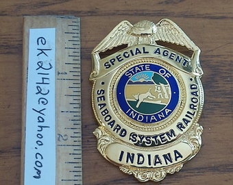 Railroad Badge | Etsy