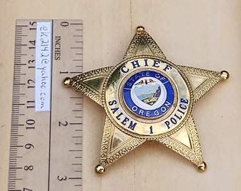 Police Star Badge - Etsy