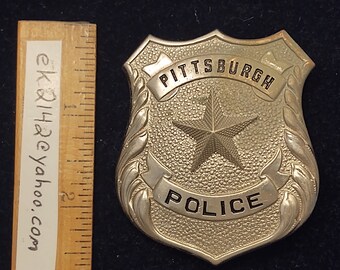 Pittsburgh Police Badge | Etsy