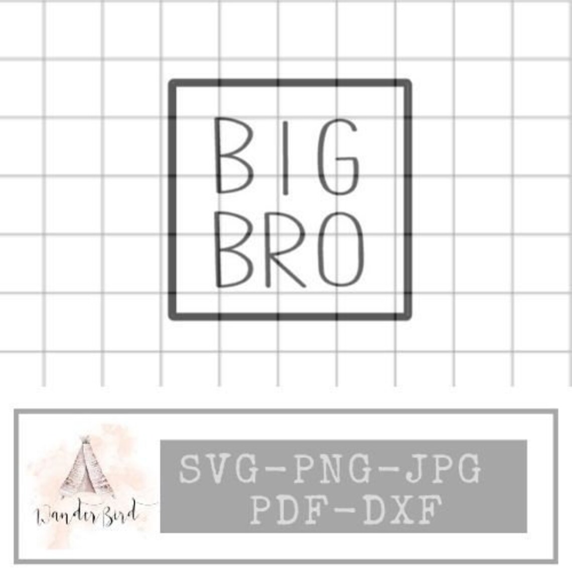 Big Bro Svg - Brother Svg - Big Brother Designs SVG - Promoted to Big ...