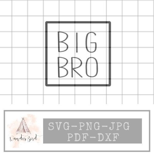 Big Bro Svg - Brother Svg - Big Brother Designs SVG - Promoted to Big ...