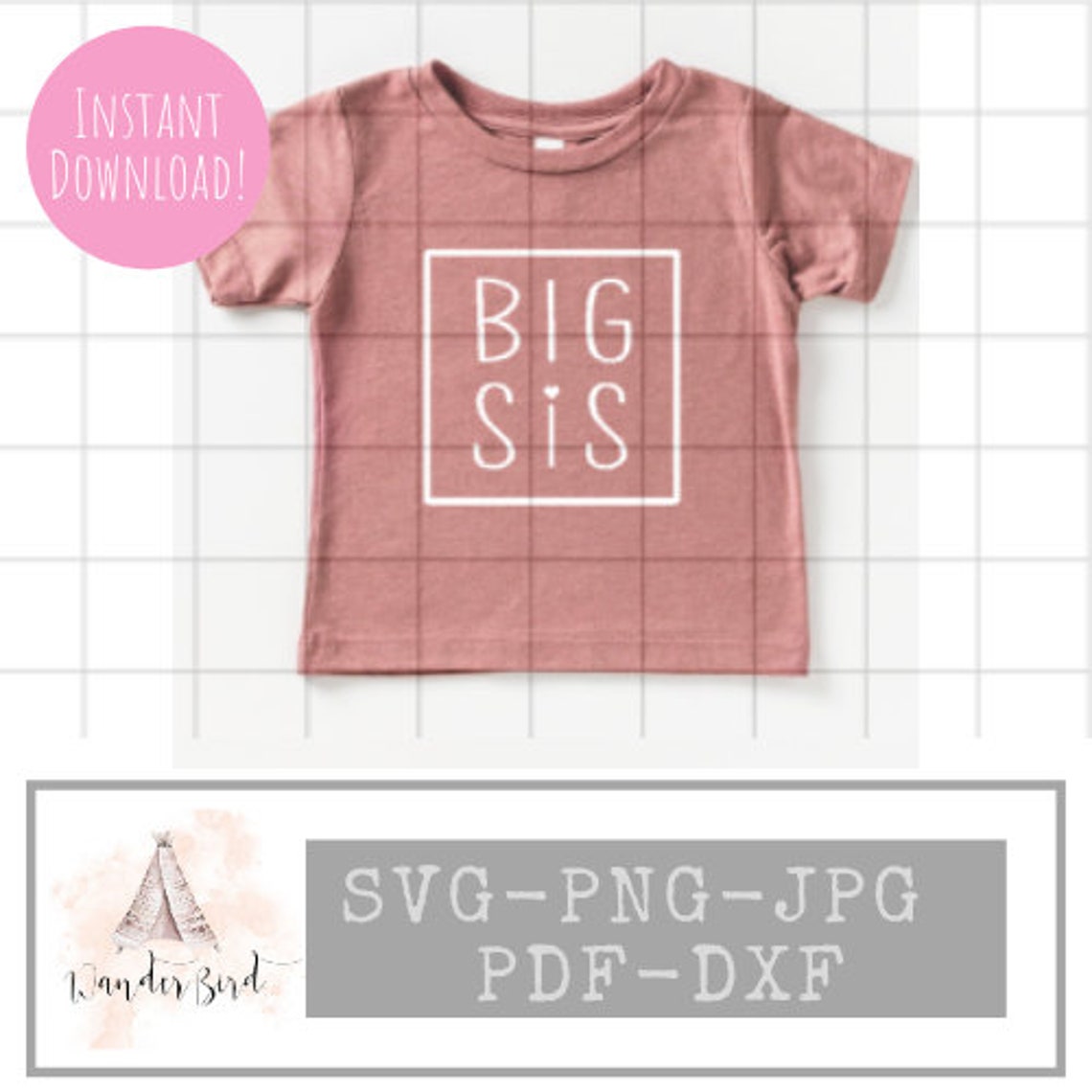 Big Sis Svg Sister Svg Big Sister Designs SVG Promoted to Big Sister ...