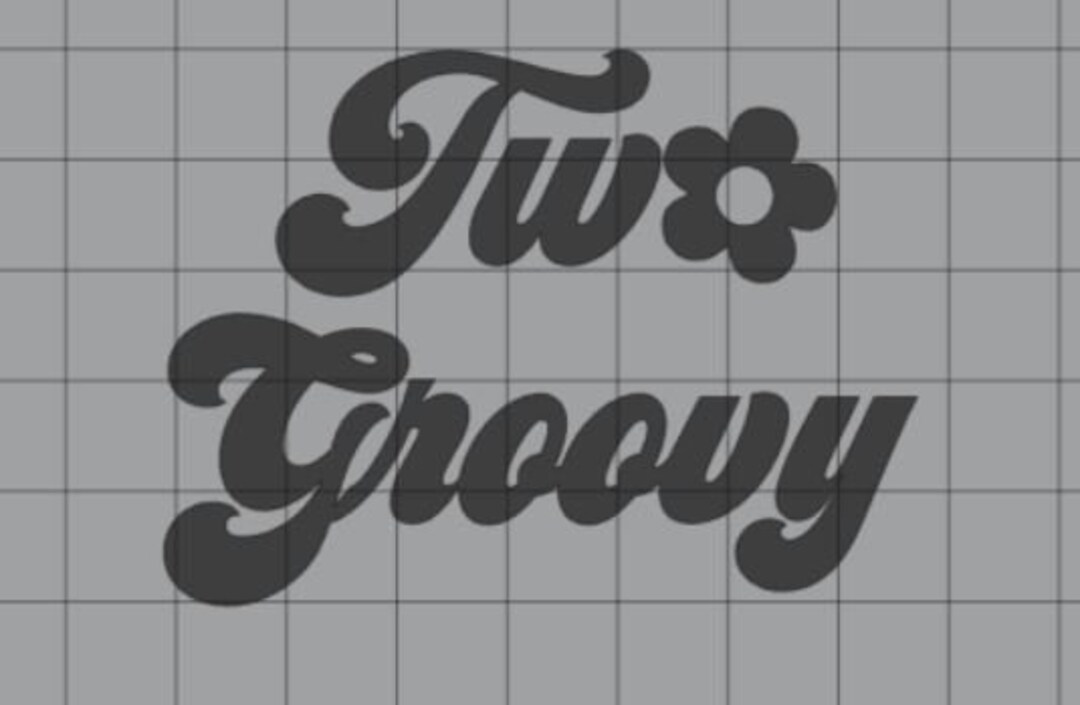 Two Groovy Birthday SVG, Hippie Birthday Party, Two Groovy for Girls ...