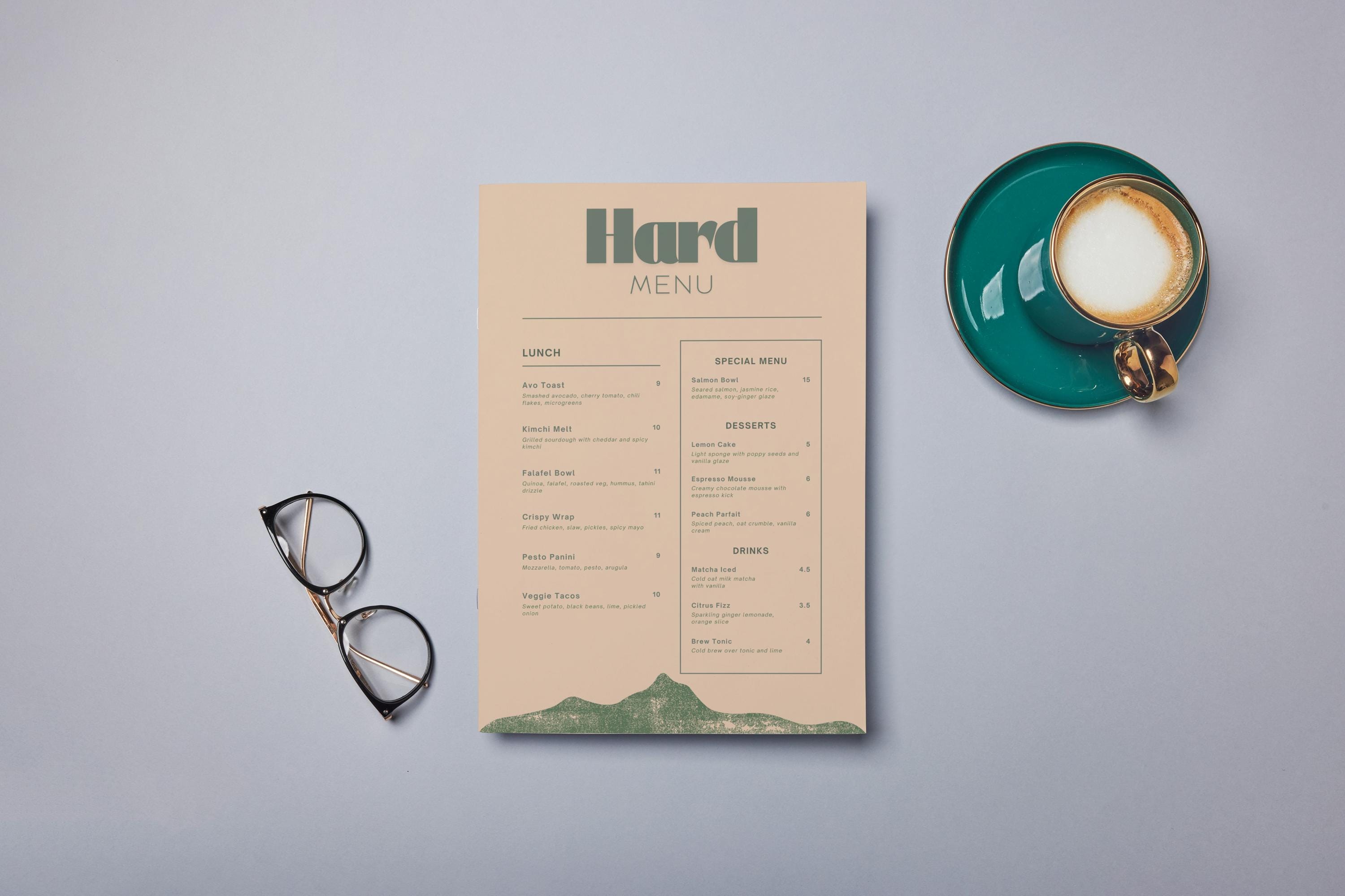 2 Breakfast/ Lunch Menu Templates | Editable CANVA Menu Designs ...