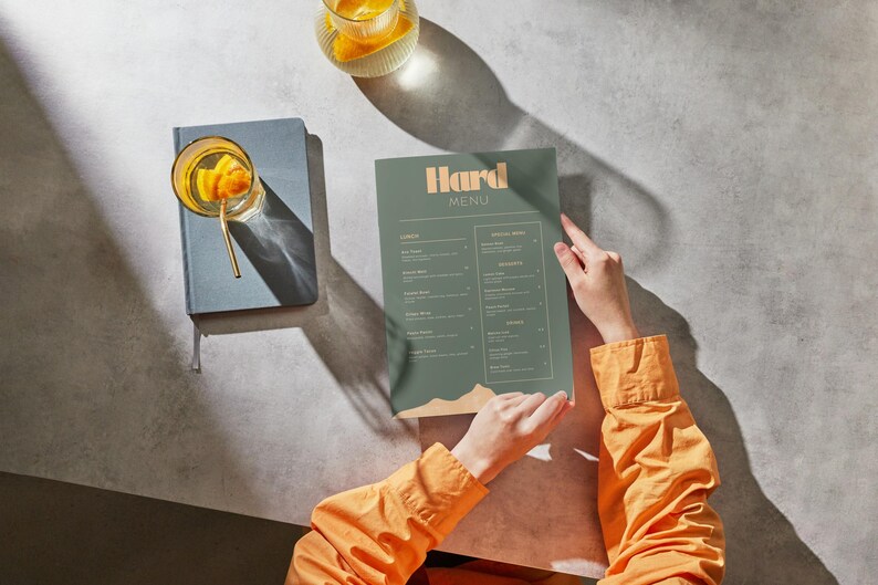 2 Breakfast/ Lunch Menu Templates | Editable CANVA Menu Designs ...