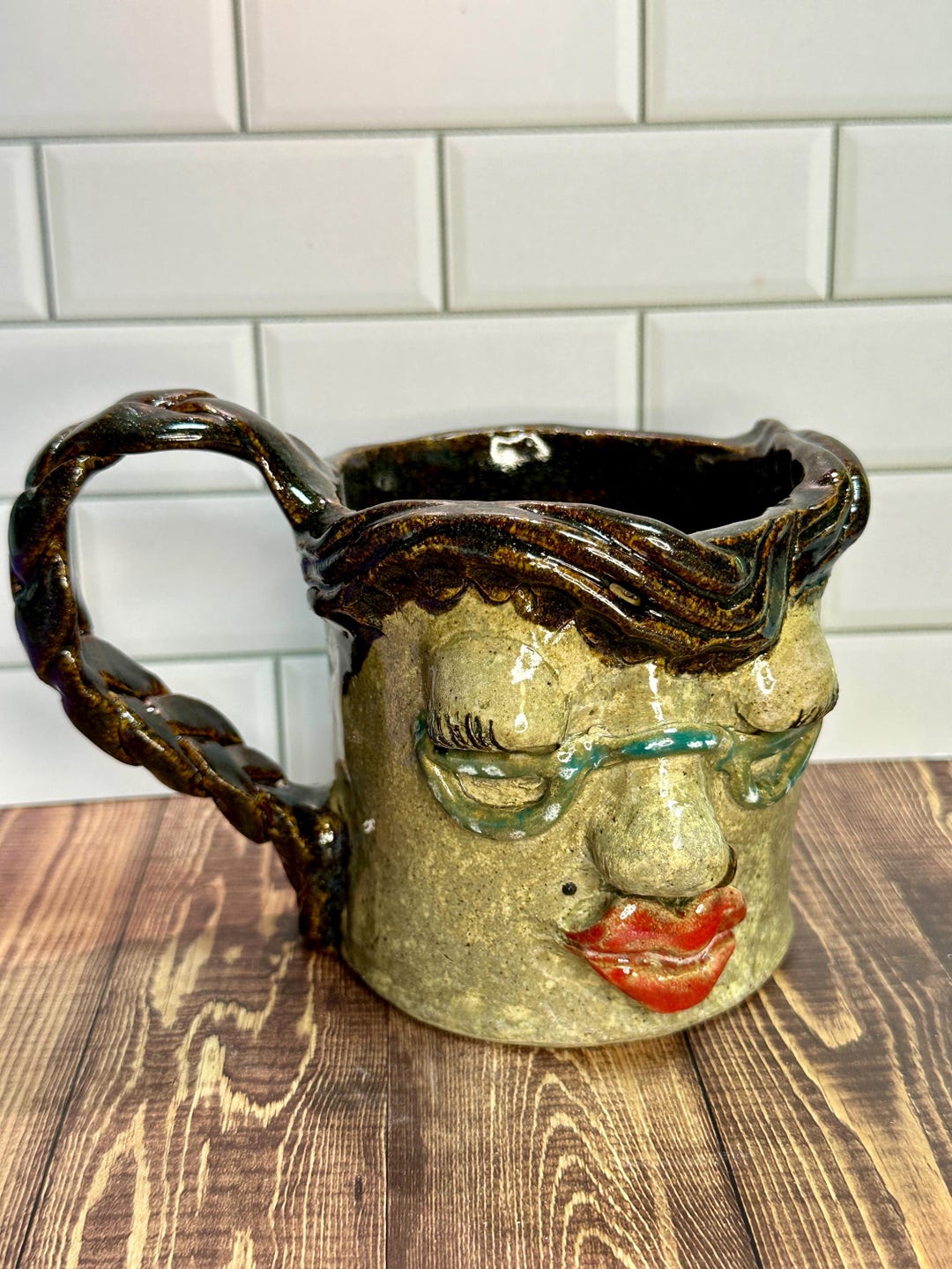 Meet “miss Sass,” a One-of-a-kind Hand-sculpted Face Mug Bursting With ...