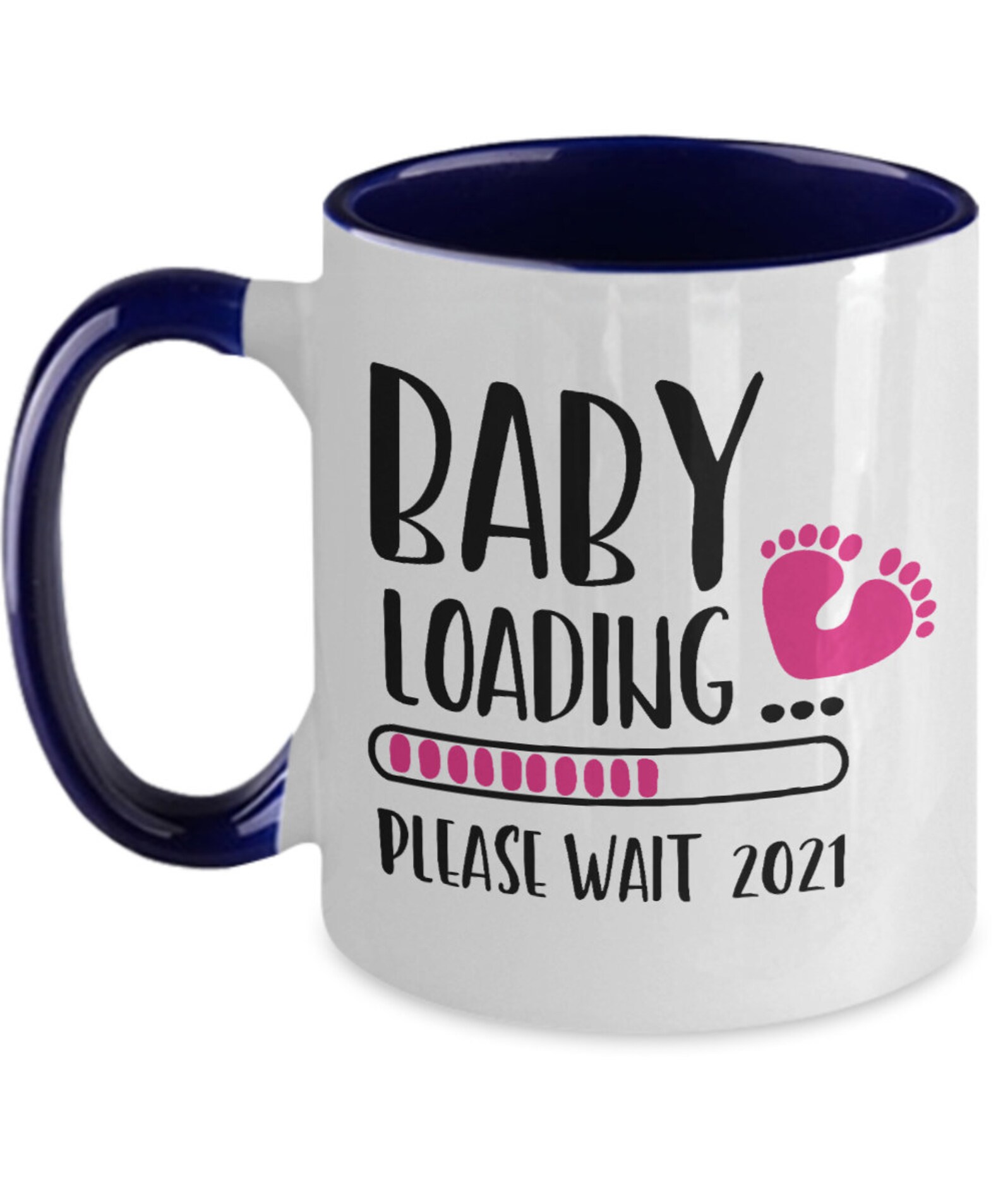 Baby Loading Coffee Mug Baby Shower Mug Announcement Coffee - Etsy