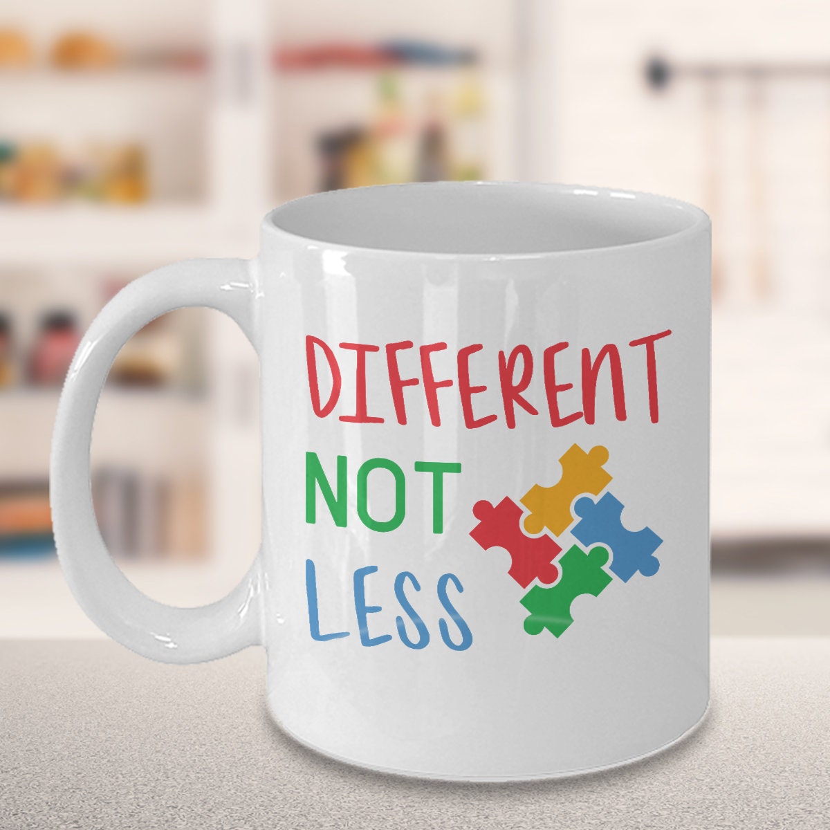 Autism Gifts Autism Awareness Coffee Mug Different Not Less | Etsy