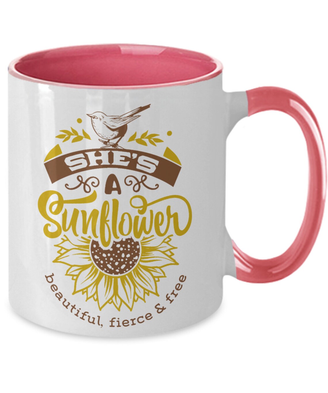 Sunflower Mug Girly Mug Summer Coffee Mug Flower Coffee - Etsy
