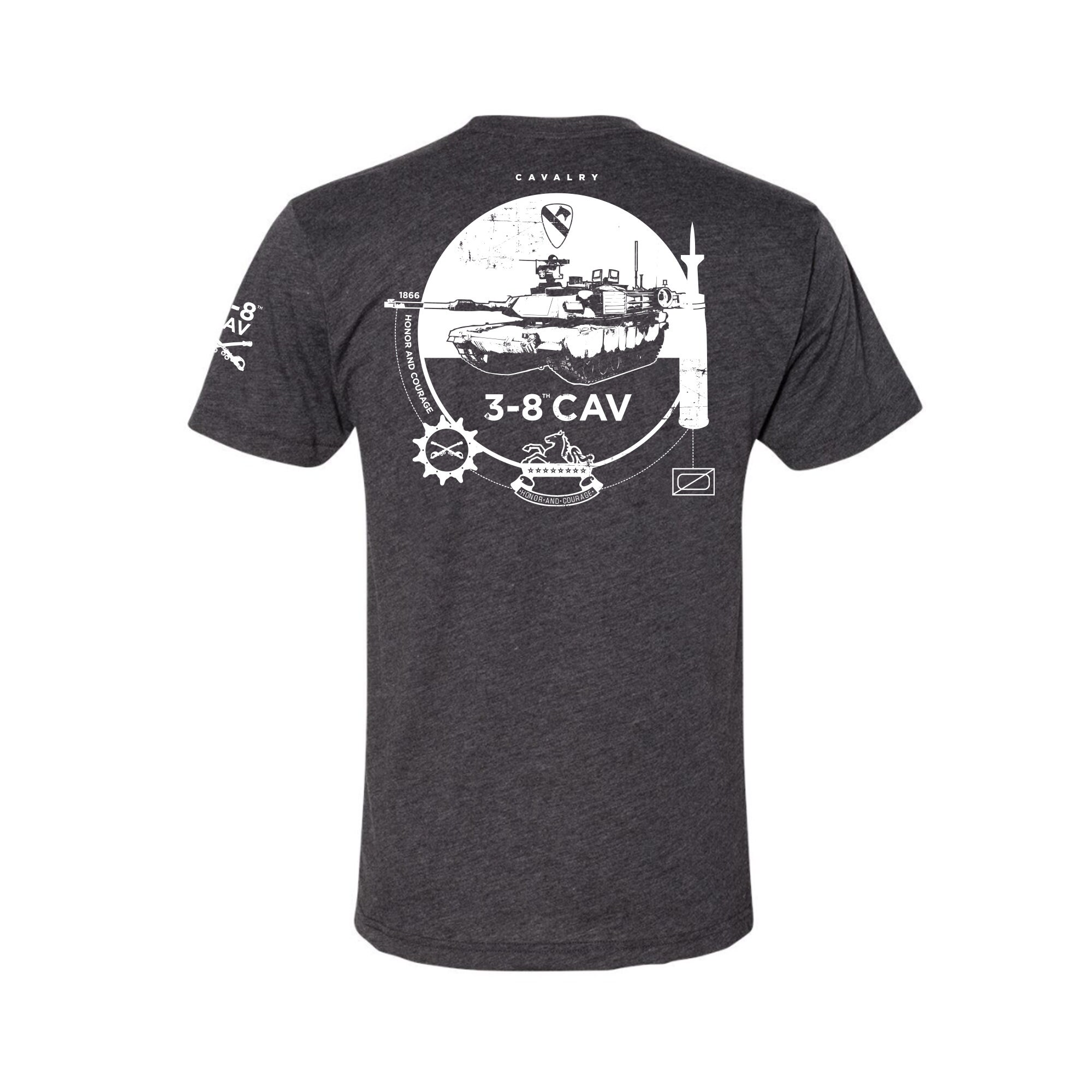 3-8 Cavalry army T-shirt | Etsy