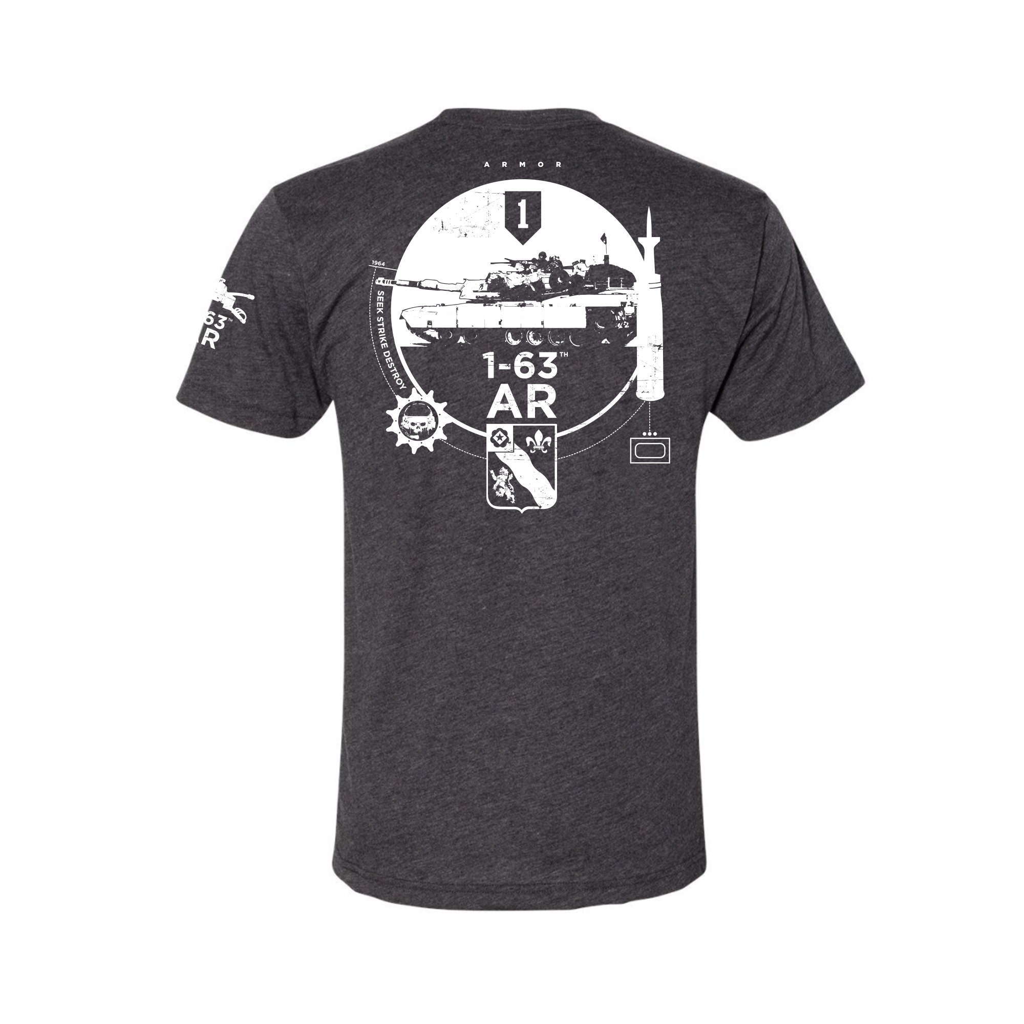 1-63 Armor Battalion 1st ID M1 army T-shirt - Etsy UK