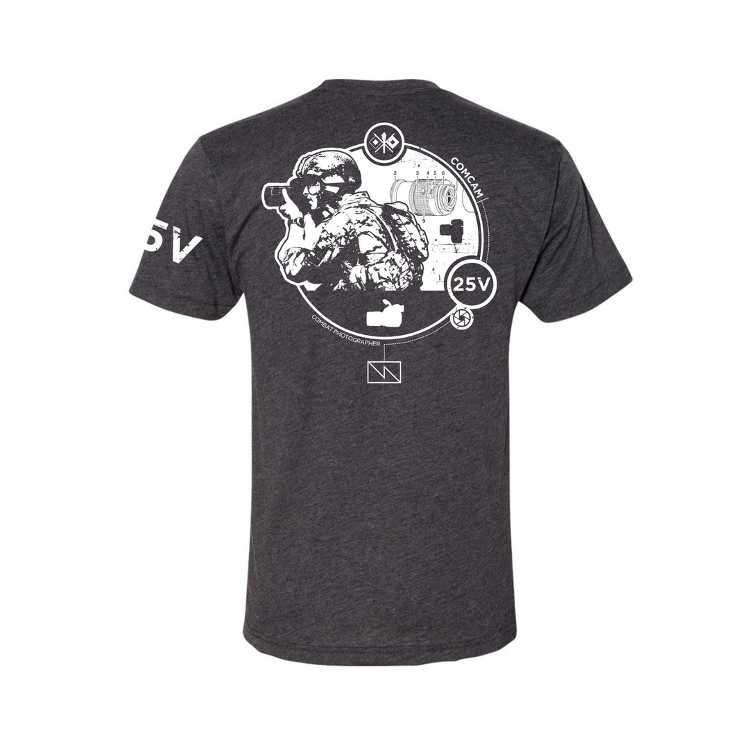 25V Combat Photographer Army T-shirt - Etsy