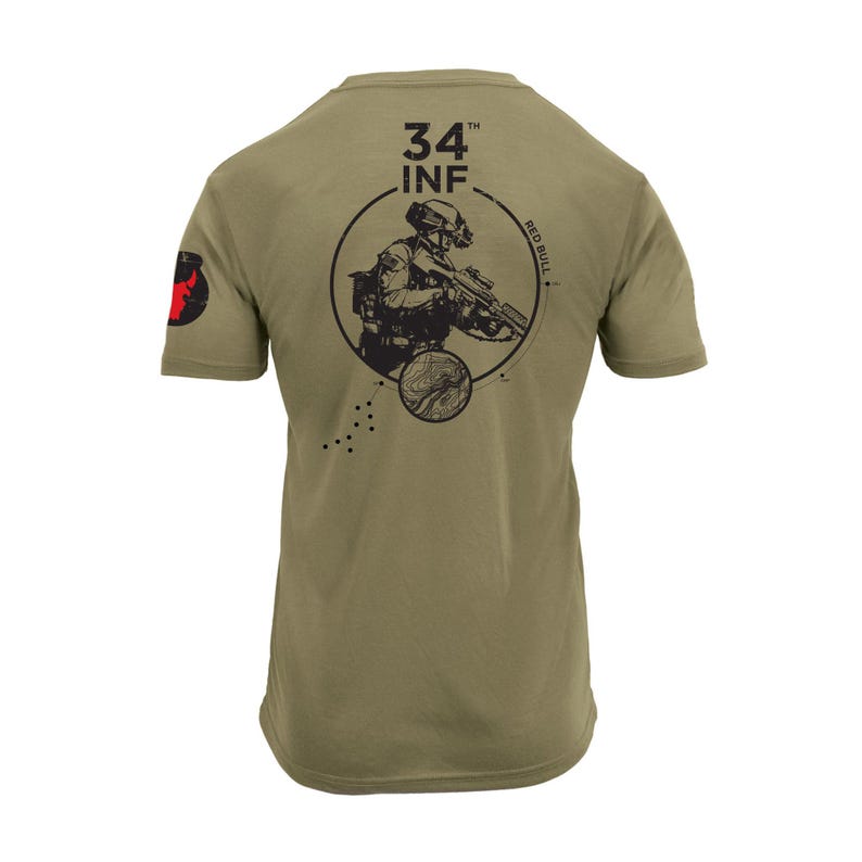 34th Infantry Division - RED BULL - Coyote - Etsy