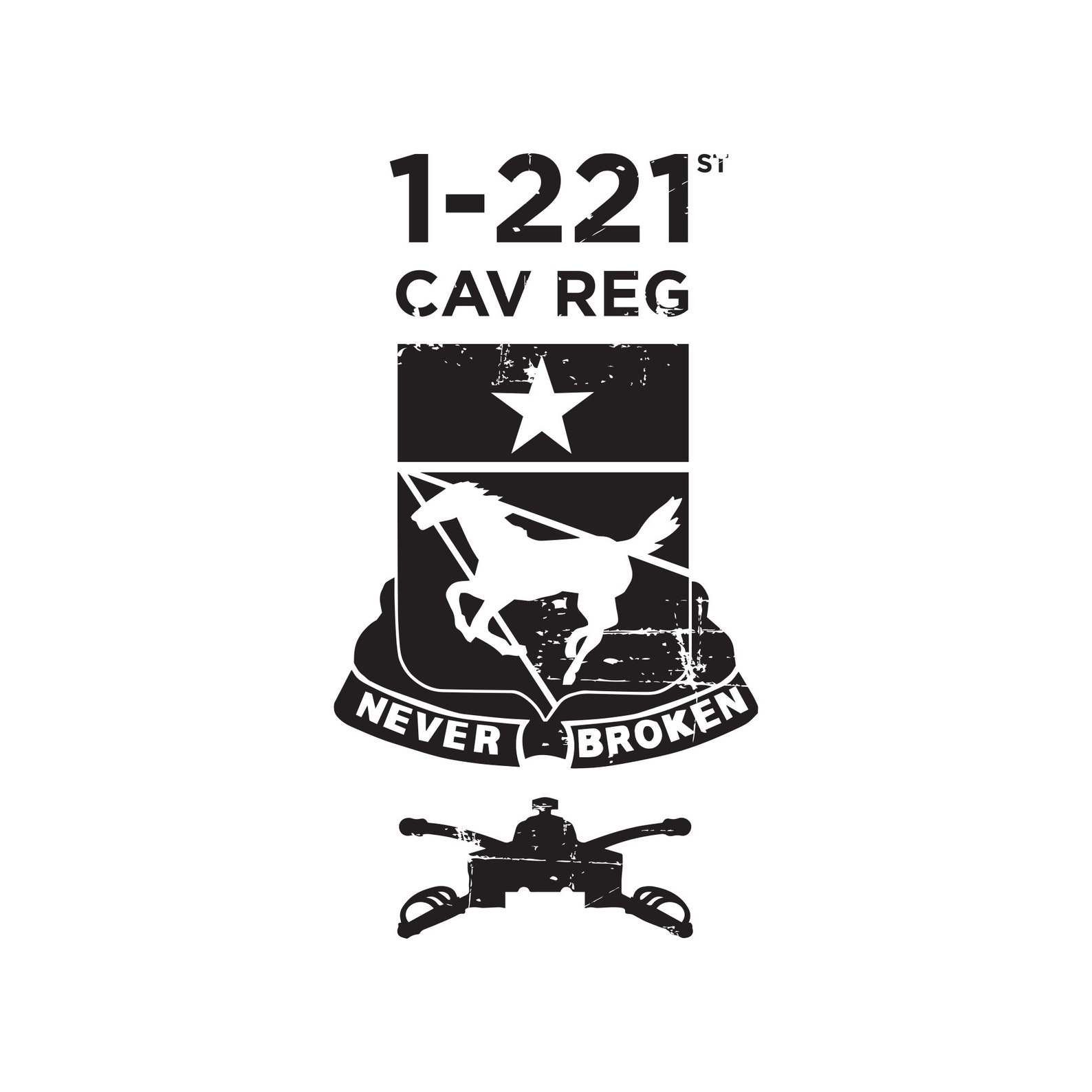 1st Squadron 221st Cavalry Regiment Army T-shirt | Etsy