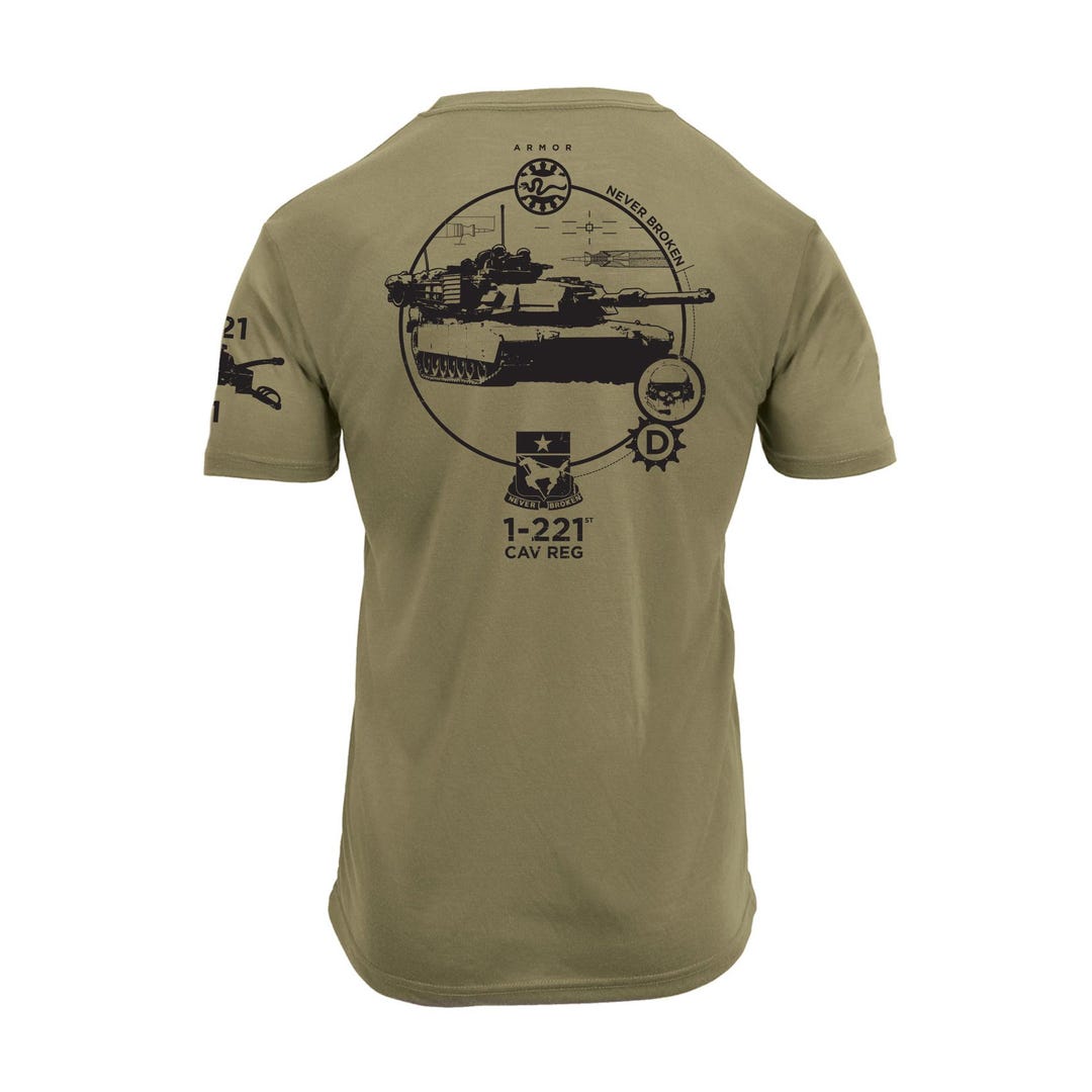 1-221 Cavalry Regiment M1A1 Army Shirt - Etsy