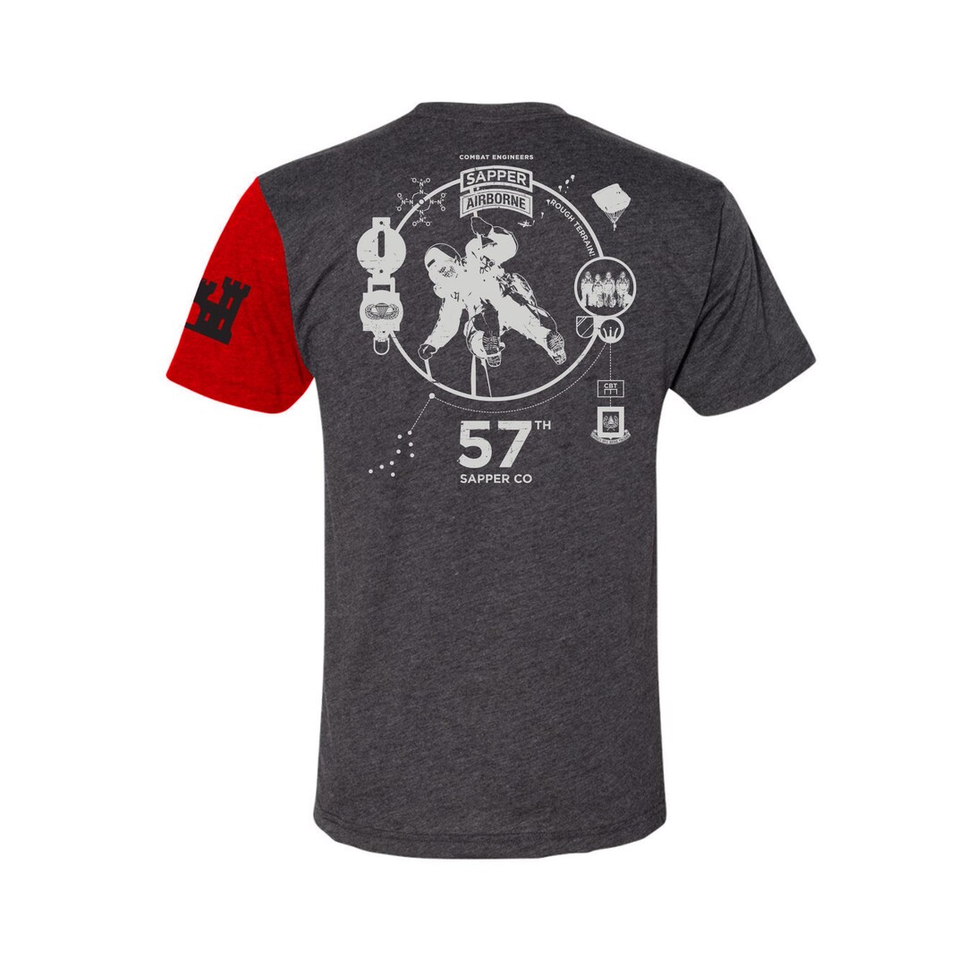 57th Sapper Company "rough Terrain!" (army T-shirt) - Etsy