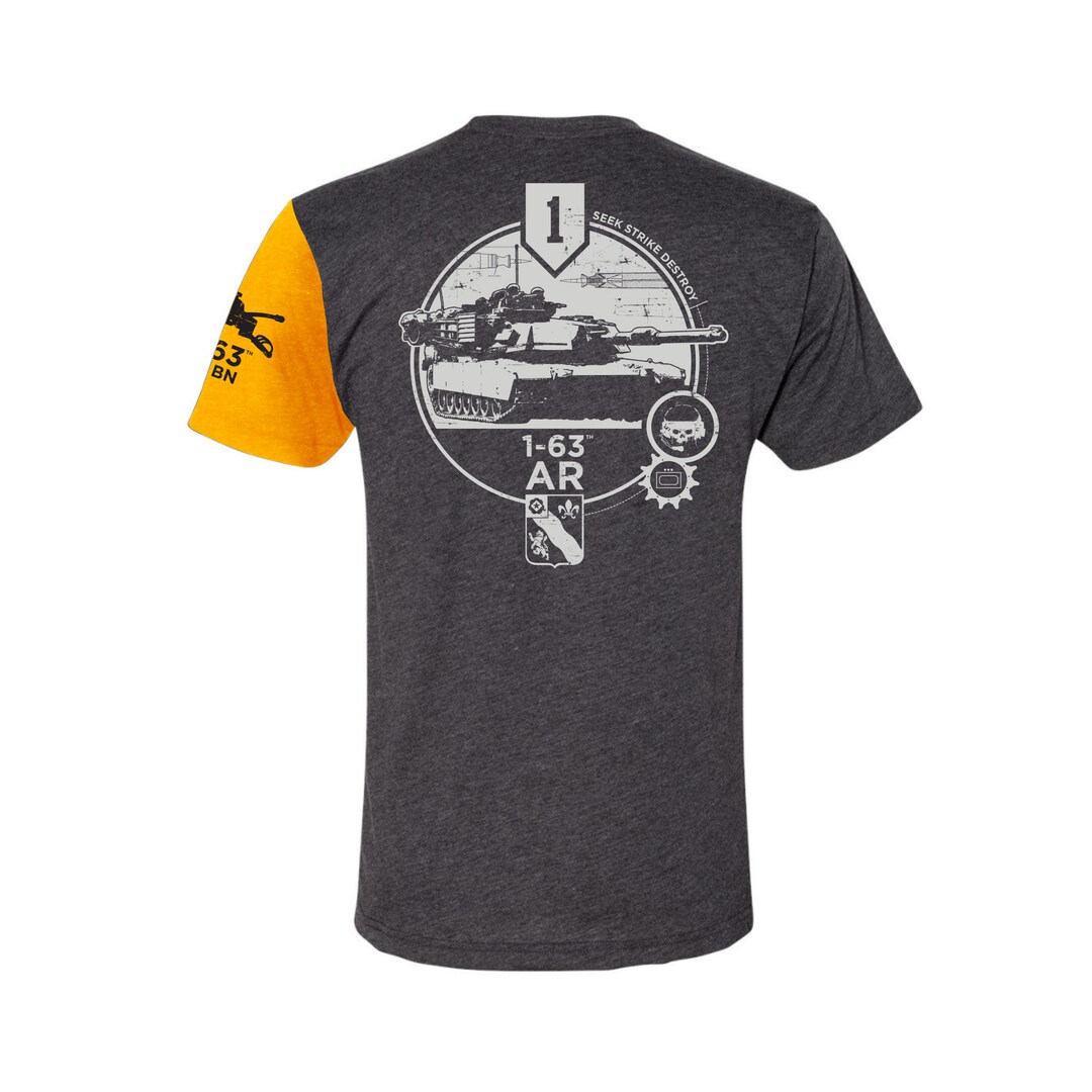 1-63 Armor Battalion - 1st ID - M1 (army T-shirt) - Etsy