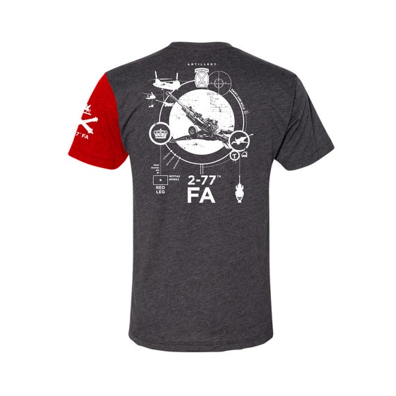 2-77th FA Regiment field Artillery Army T-shirt - Etsy