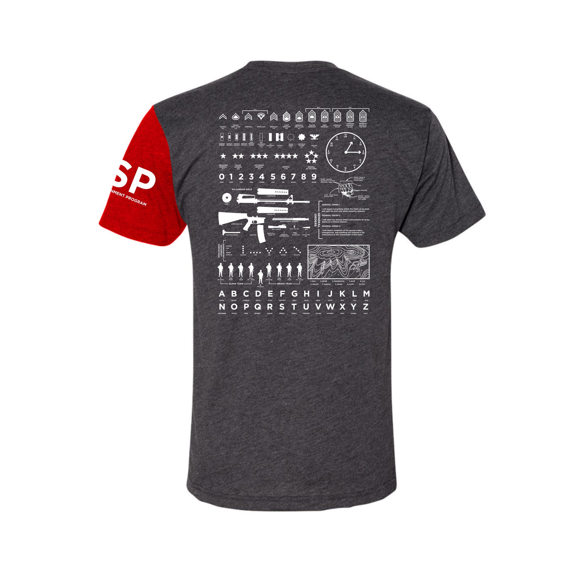 RSP Training Shirt red Sleeve Army National Guard - Etsy