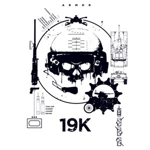 19K Army T-shirt | Etsy