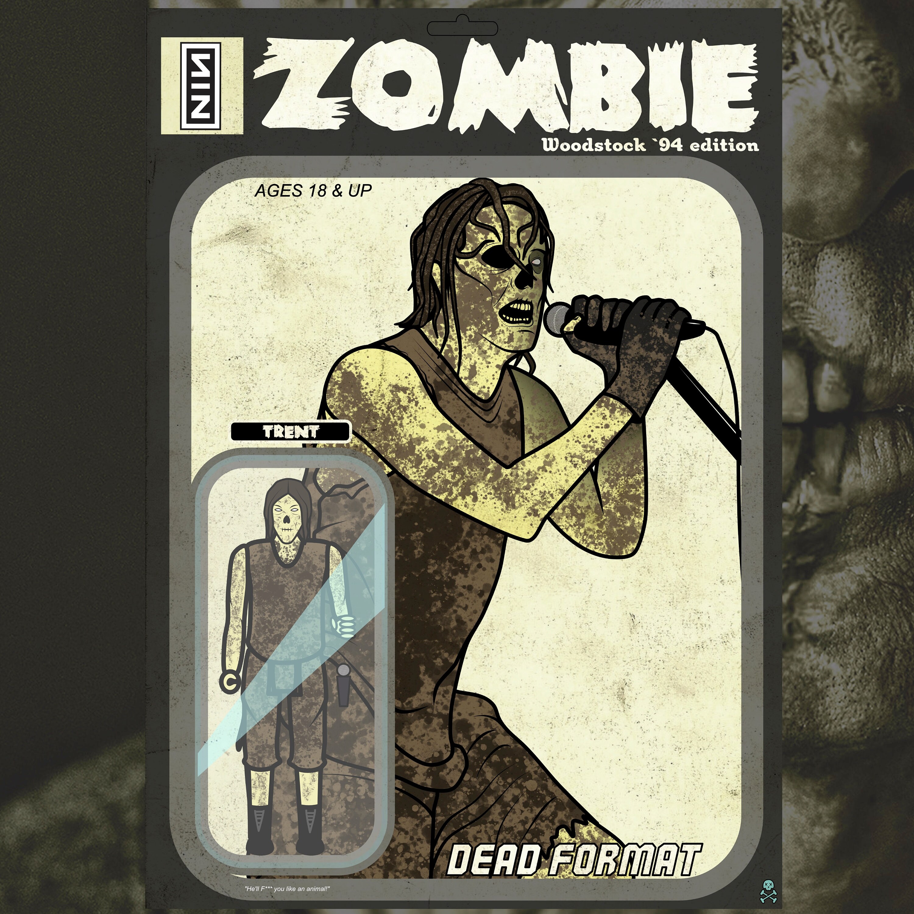 Heavy Metal Zombies Cliff Burton Trent Reznor Dimebag | Etsy Canada