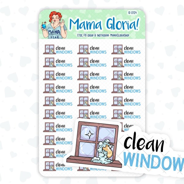 Cleaning Planner Stickers - Etsy