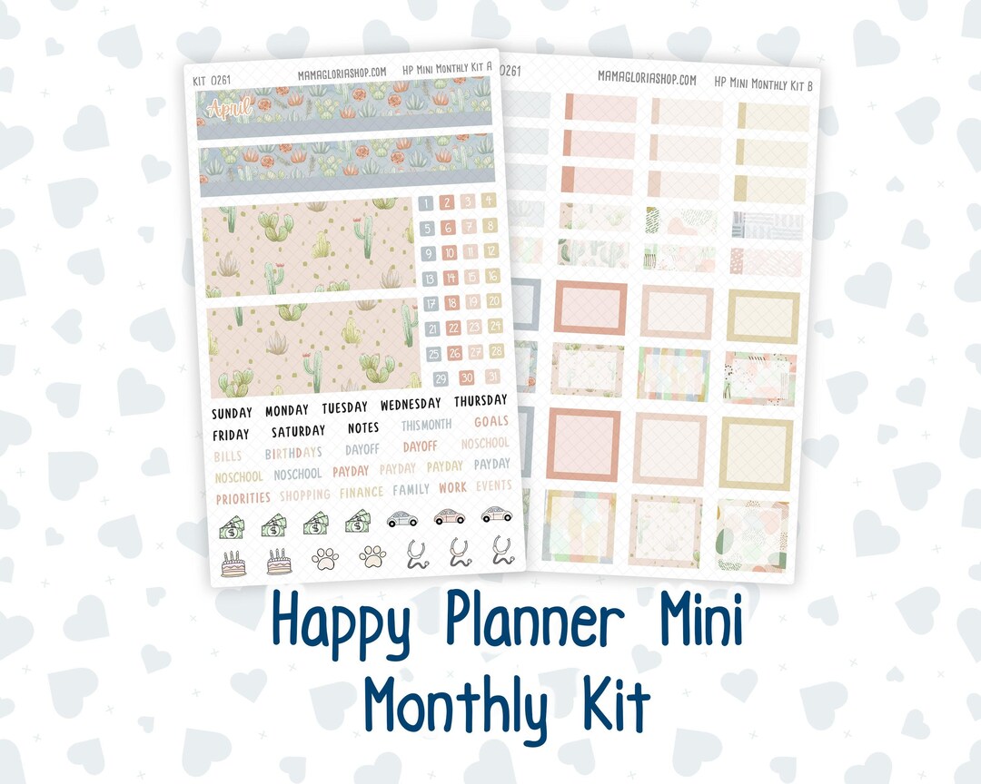 Kit 0261 - HP Mini - Monthly Kit - April - Llama Spring - for Mini ...